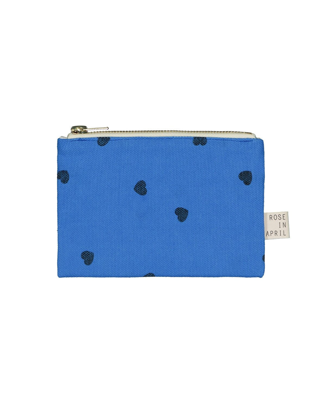MARIE Mini-Beutel • Greek Blue Color Print Heart | Rose in April – ROSA ECK